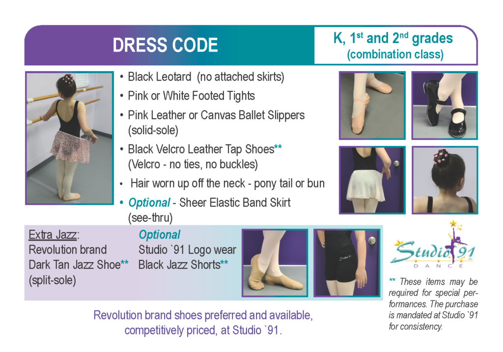 Dress Code | Studio `91 Dance Studio